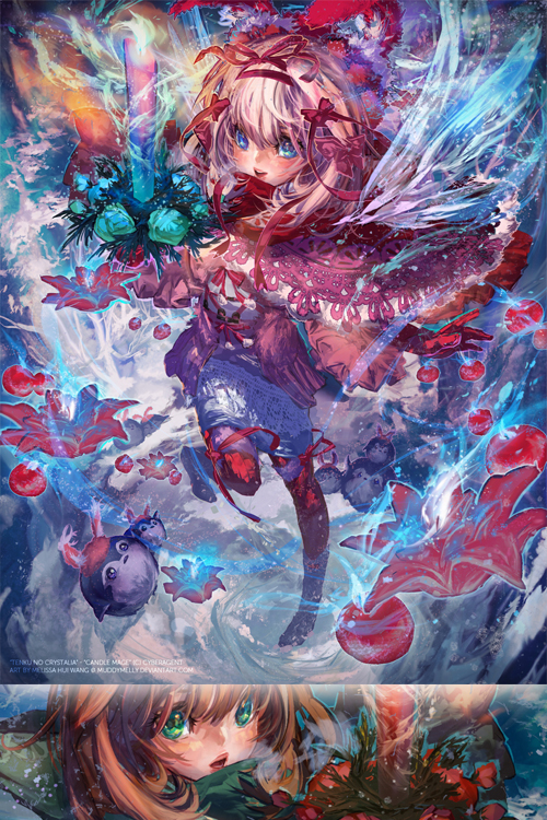 Tenku no Crystalia - "Candle Mage" evolving cards – muddymelly's design ...